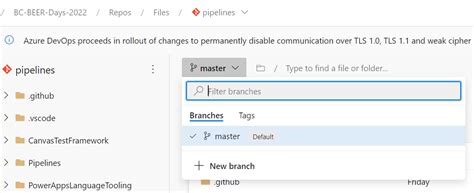 Alm Accelerator Bug Pipeline Repository Is Created With `master` Instead Of `main` Branch