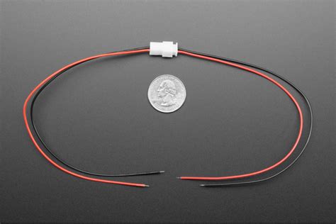 2 5mm Pitch 2 Pin Cable Matching Pair Jst Xh Compatible Kiwi