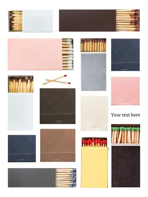 Blank Matchbook Template Create Your Own Personalized Matches