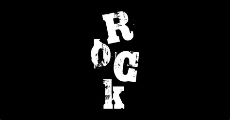 Bold Rock Design Logo Rock Sticker Teepublic