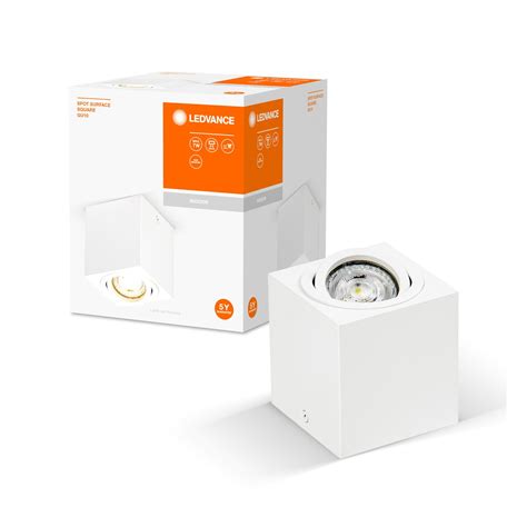 Ledvance Surface Square Downlight Gu10 White Uk