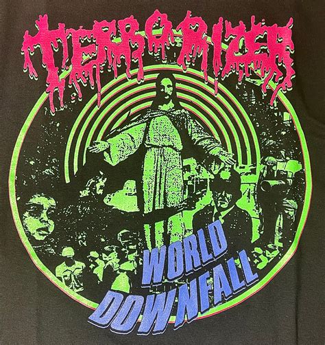 Terrorizer World Downfall Shirts Armed With Hammers Productions