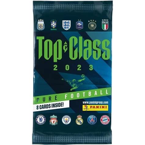 Fotbalové Karty Panini Top Class 2023 Booster Jrccz