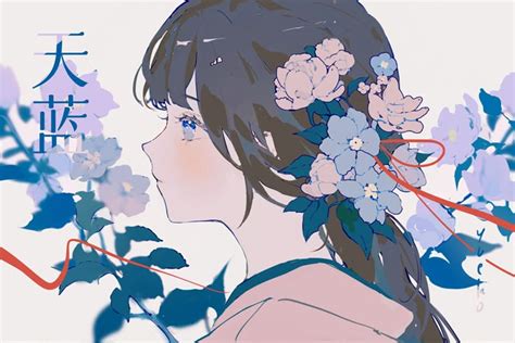 Inflorescence Yueko Illustration Amazing Art Character Art