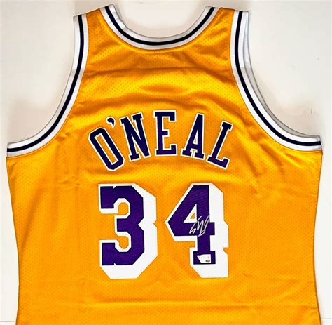 Shaquille Oneal Signed Lakers Jersey Authentic 1997 The Autograph