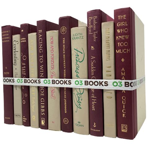 Red Barrel Studio® Earthy Elegance Decorative Books Burgundy And Beige
