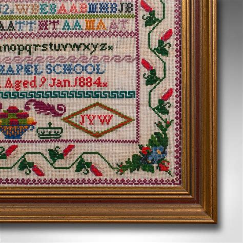 1884s Antique School Sampler Chairish