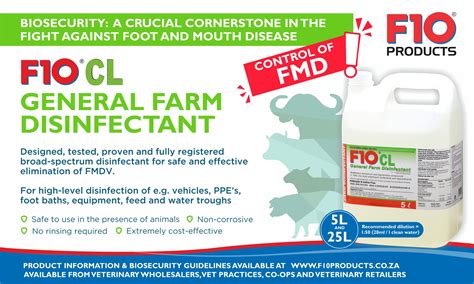 F10®cl General Farm Disinfectant F10 Products