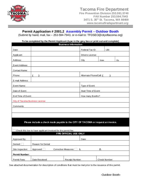 Permit And Service Fee Billing Schedule Doc Template Pdffiller
