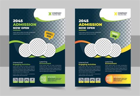 Education Leaflet Design Education Brochure Templates Free Vector
