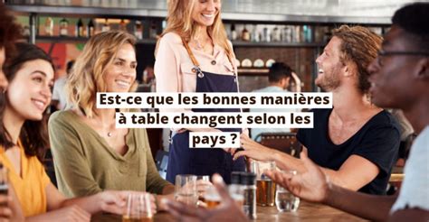 Les Bonnes Manières à Table à Travers Le Monde Lingoda