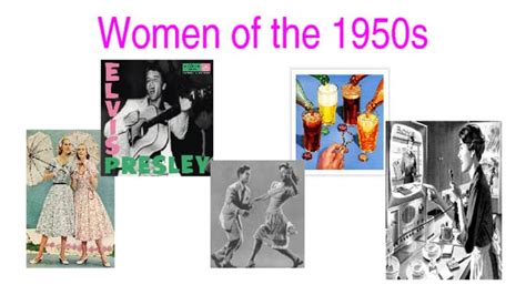 Women Of The 1950s Historical Overview Of The Role Of The Women