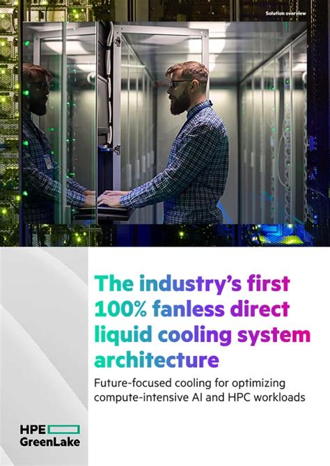 Liquid Cooling Solutions For Hpe Proliant Compute Servers
