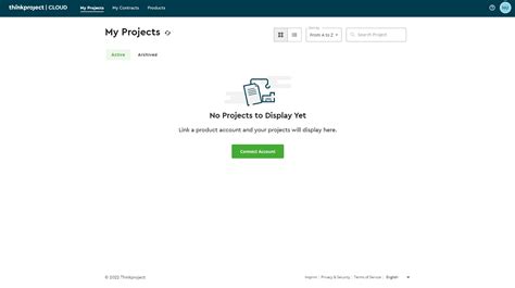 Logging Into Thinkproject Cloud