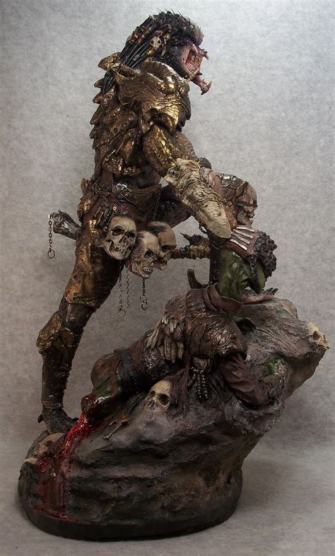 Predator Alien Art Yautja Skeleton Avp Wolf Yautja Anatomy