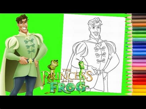 Prince Naveen Coloring Pages The Princess And The Frog Coloring Pages