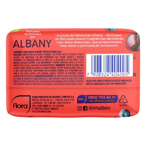 Sab Albany Barra Frutas Vermelhas 85gr Kit 12 Un Tozzo Alimentos Ltda