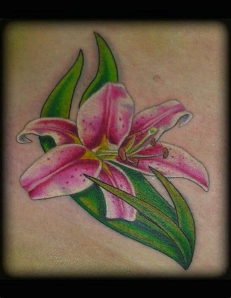 Stargazer Lily Tattoo Ideas Pinterest Lily Flower Tattoos