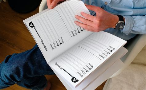 Password Book Small Password Book With Alphabetical Tabs Always