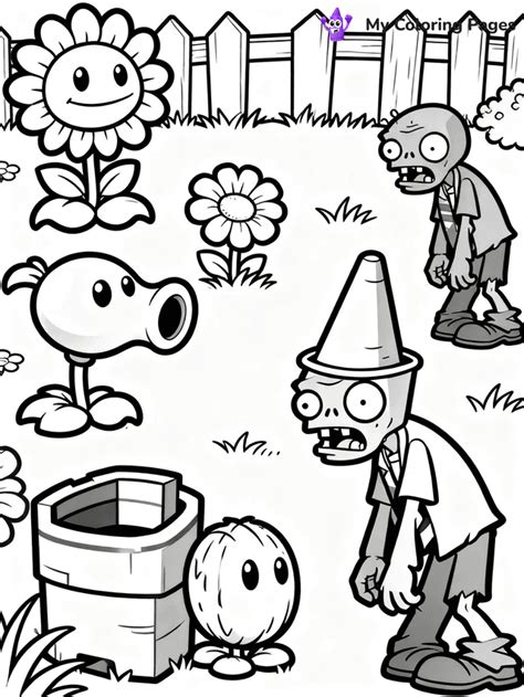 44 Plants Vs Zombies Coloring Pages Free Pdf Printables