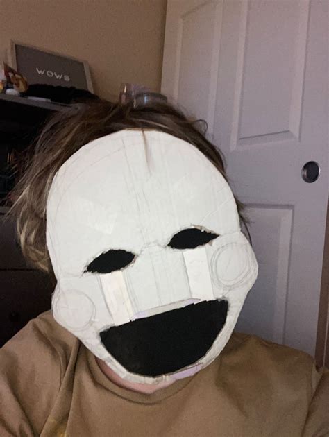 Puppet Mask Wip Fnaf Cosplay Puppets Diy Cosplay Diy