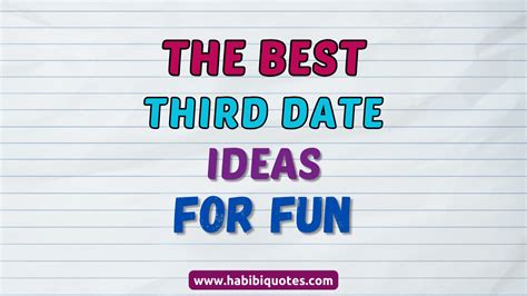 25 Third Date Ideas That Are Fun And Memorable