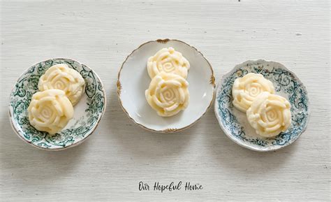 Our Hopeful Home How To Make Individual Butter Pats Using Silicone Molds