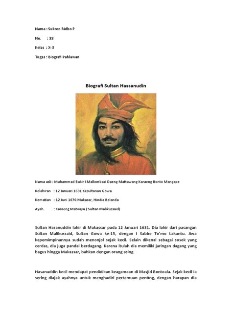 Biografi Sultan Hasanuddin Pdf