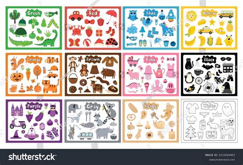 Color Flashcards Images Stock Photos Vectors Shutterstock
