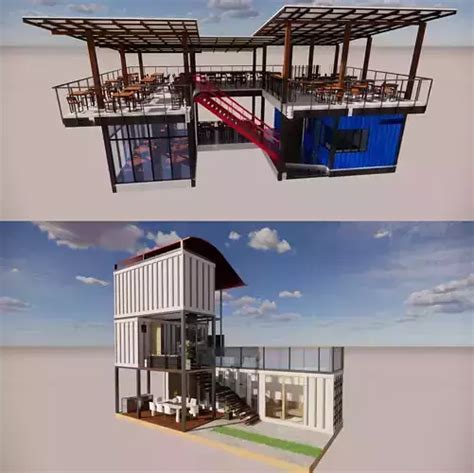Container Coffee Shop 21 3d Model Cgtrader
