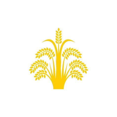 Lush Wheat Tree Logo Design 19946099 Vector Art At Vecteezy