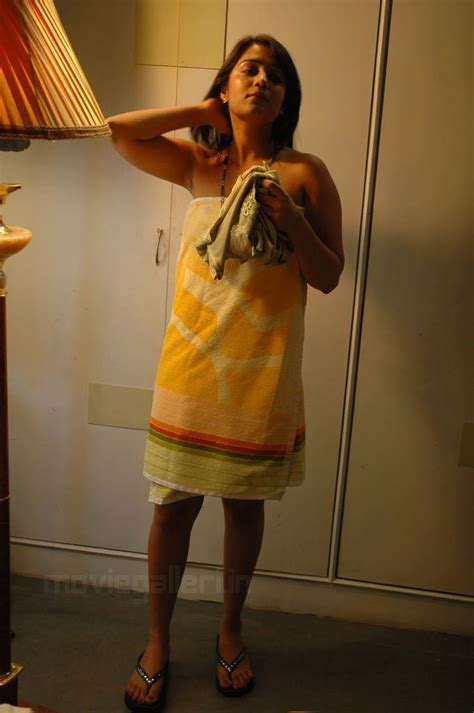 All About Cinema Actress Nikitha Bath Towel Stills