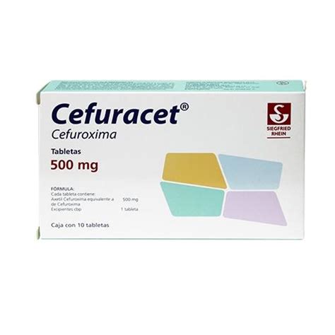 Cefuracet 500 Mg Con 10 Tabletas Farmacia Herrera