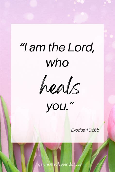 God Heals Scripture