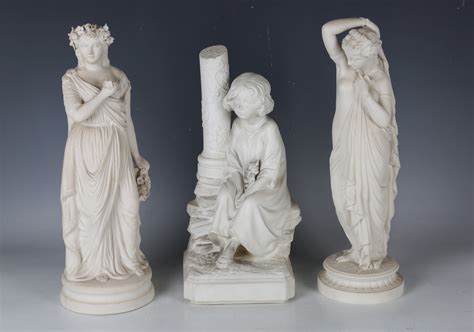 A Copenhagen Bisque Figure Of A Classical Muse Late 19thearly 20th