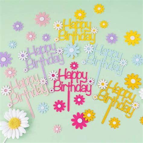 Jual Topper Akrilik Bunga Daisy Shopee Indonesia