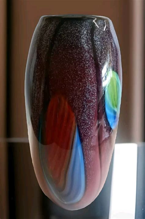 Xl Glasvase Vase Blumenvase Tischvase Glaskunst Murano Art Deko Blumen Kunstvase Ebayde
