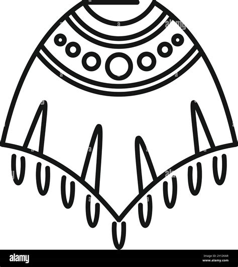 Traditional Mexican Poncho With Ornament Is Perfect For Celebrating