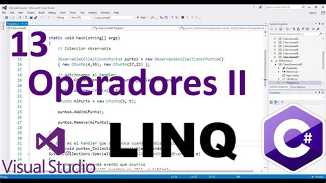 Operadores Ii 13 Tutorial Linq Básico En Español C Youtube
