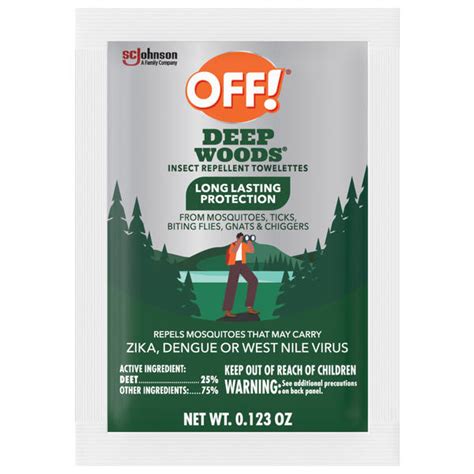 Off® Clean Feel Insect Repellent Sc Johnson Professional