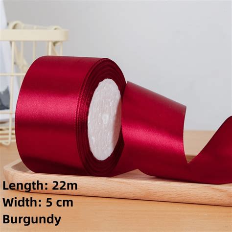 5cm 25yardsroll Ribbon Satin Ribbon Decorative Ribbon T