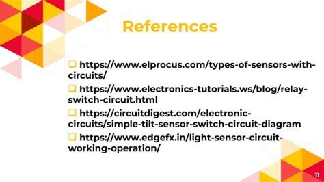 Sensor Switch Circuit Pptx
