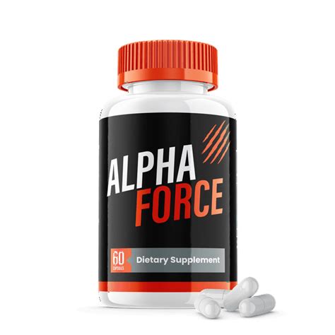 Alpha Force For Men Capsules Alphaforce Vitamin Complex Pills 60