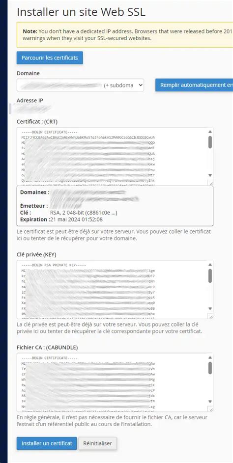 Comment Installer Un Certificat Ssl Payant Sur Cpanel Facilement