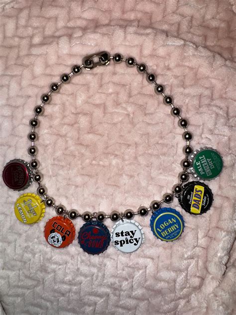 Bottle Cap Bracelet Etsy