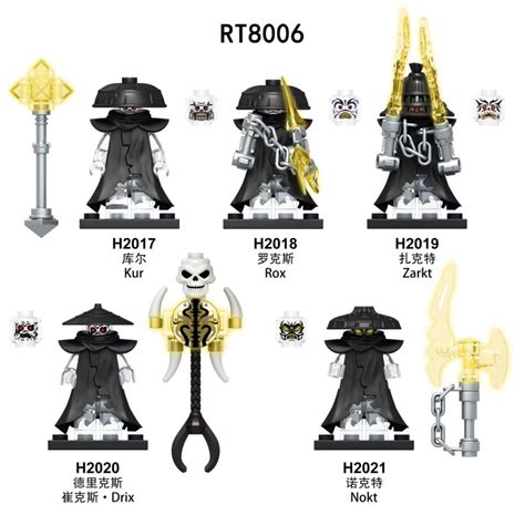Jual Action Figure Kur Rox Zarkt Drix Nokt Rt8008 Mainan Ninja Shopee