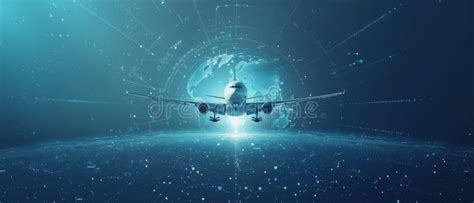 Navigation Concept For Aviation Compass Stock Illustration