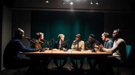 Free Podcast Recording Session Image Podcast Recording Discussion
