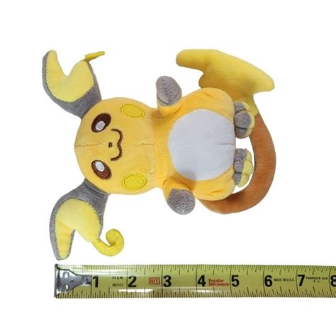 Unbranded Toys Pokemon Raichu Plush Yellow 6 Nintendo Wallbreaker Rodent Bipedal Pikachu 220