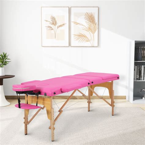 Inbox Zero Massage Bed 3 Folding Massage Table 24 Inch Wide Portable